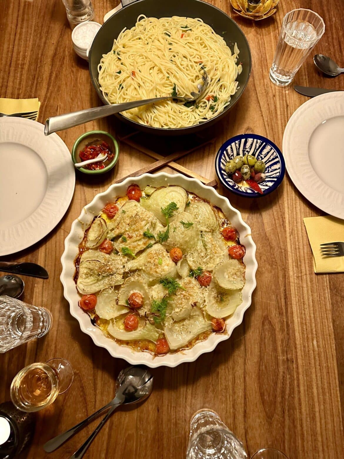 Fenchel aus dem Ofen mit Parmesan - sehr italienisch!